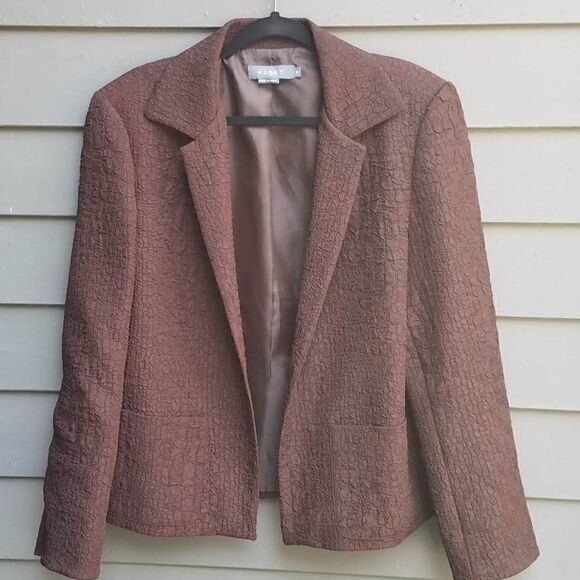 Koret | Jackets & Coats | Koretbrownpolytexturedblazersize6 | Poshmark